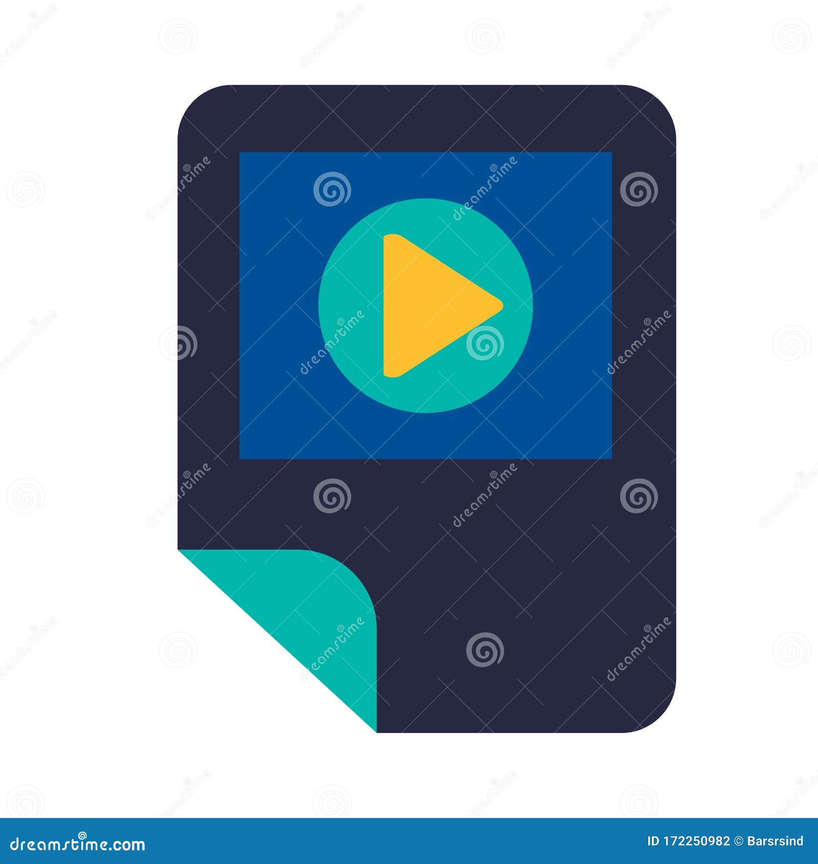 Multimedia Electronic File Symbol Glyph Vector Illustration Stock ...