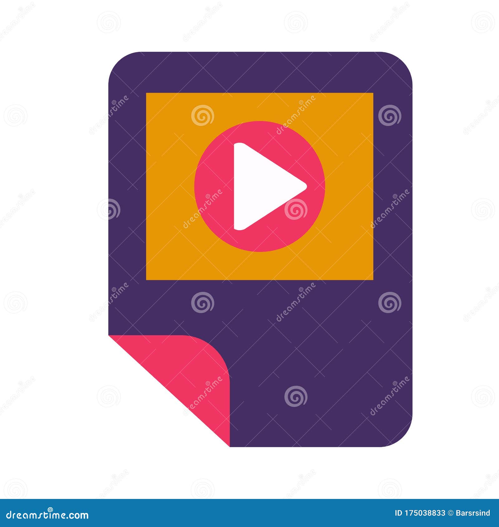 Multimedia Electronic File Symbol Glyph Vector Illustration Stock ...