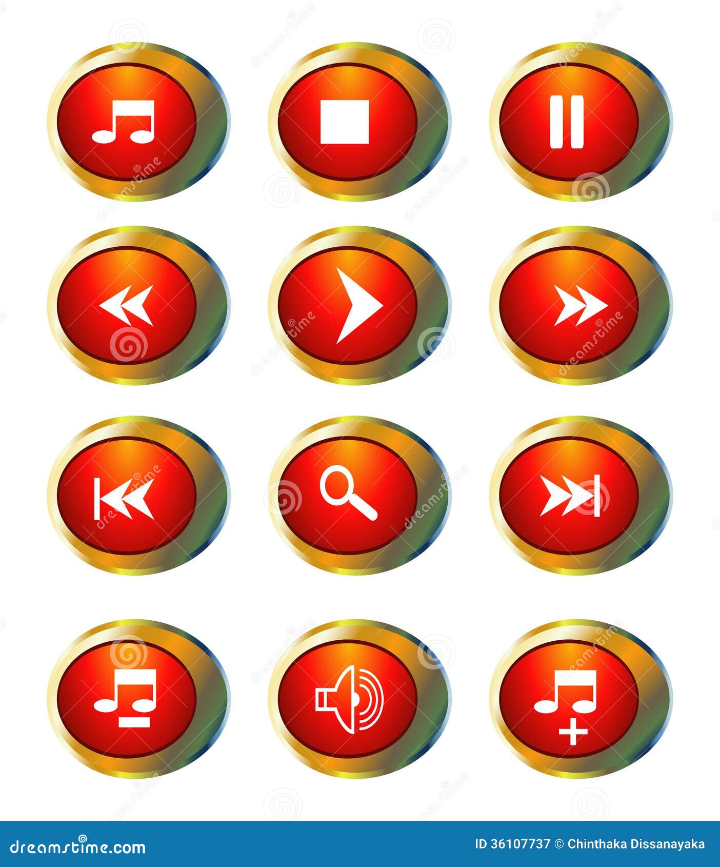 Multimedia icons stock vector. Illustration of phone - 36107737