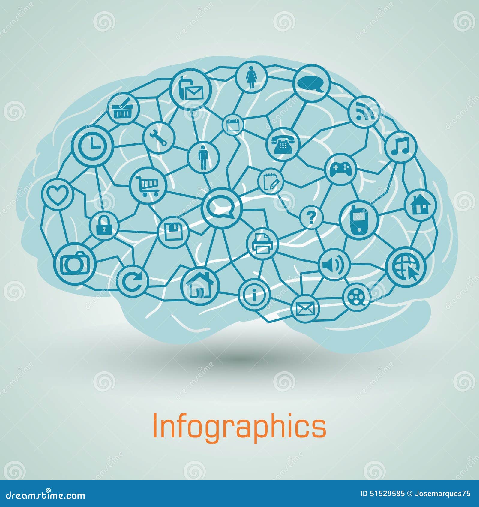 Multimedia illustration stock vector. Illustration of door - 51529585