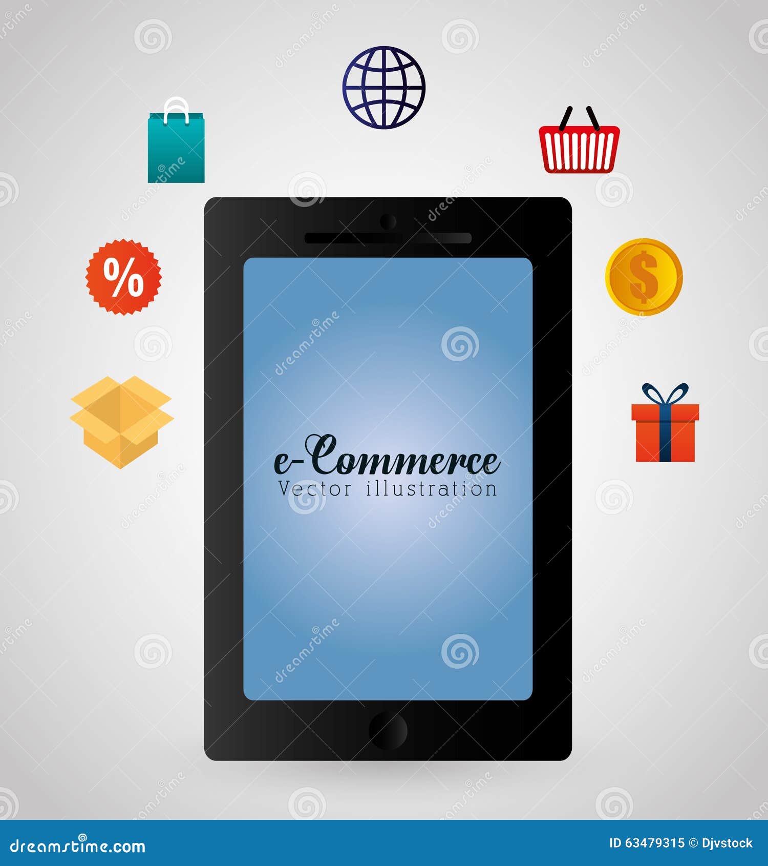 Multimedia Mobile Applications Stock Vector - Illustration of graphic ...