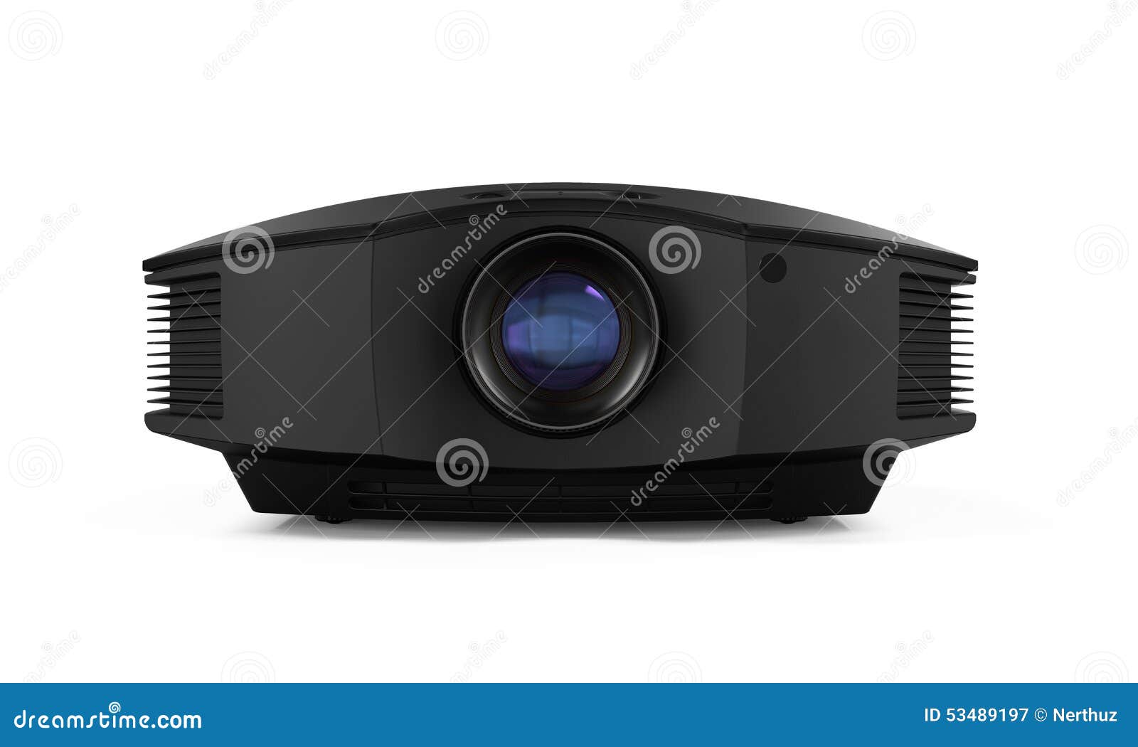 Multimedia Projector stock illustration. Illustration of modern - 53489197