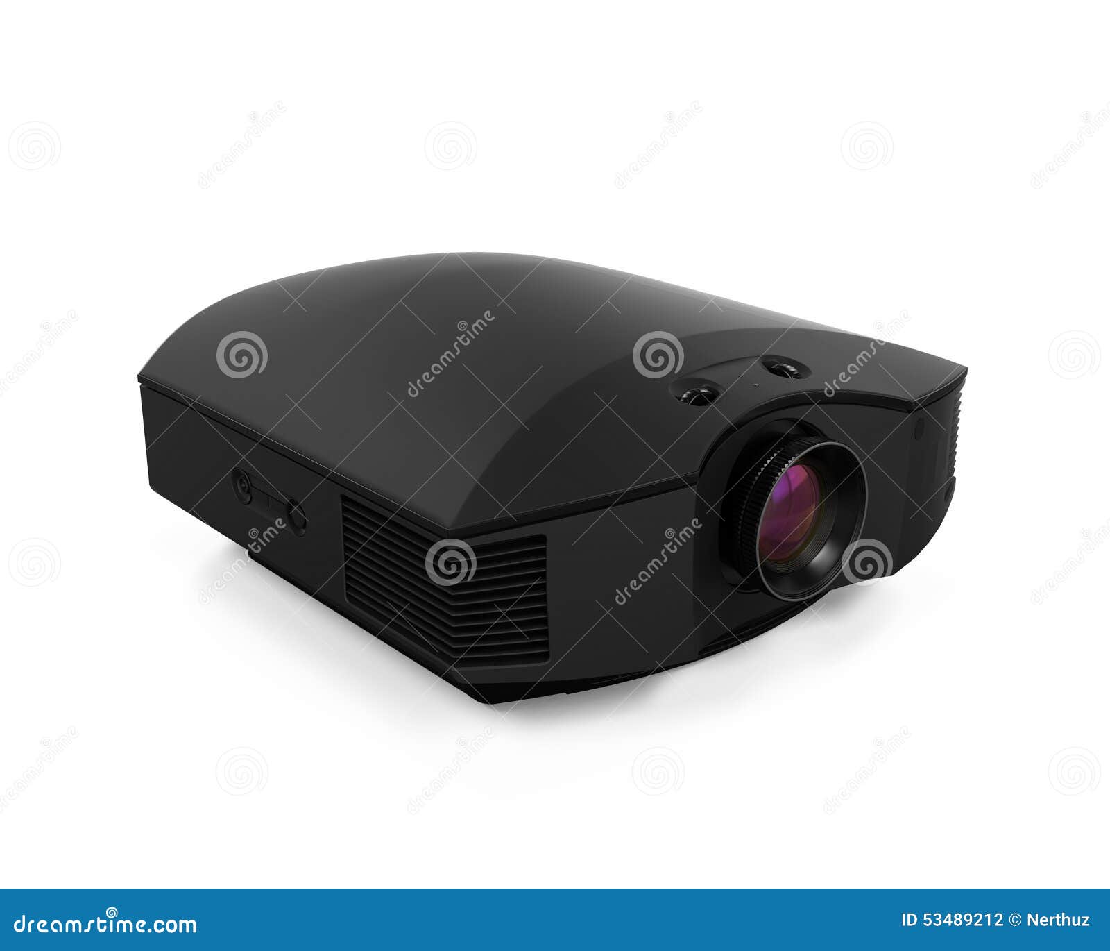 Multimedia Projector stock illustration. Illustration of present - 53489212