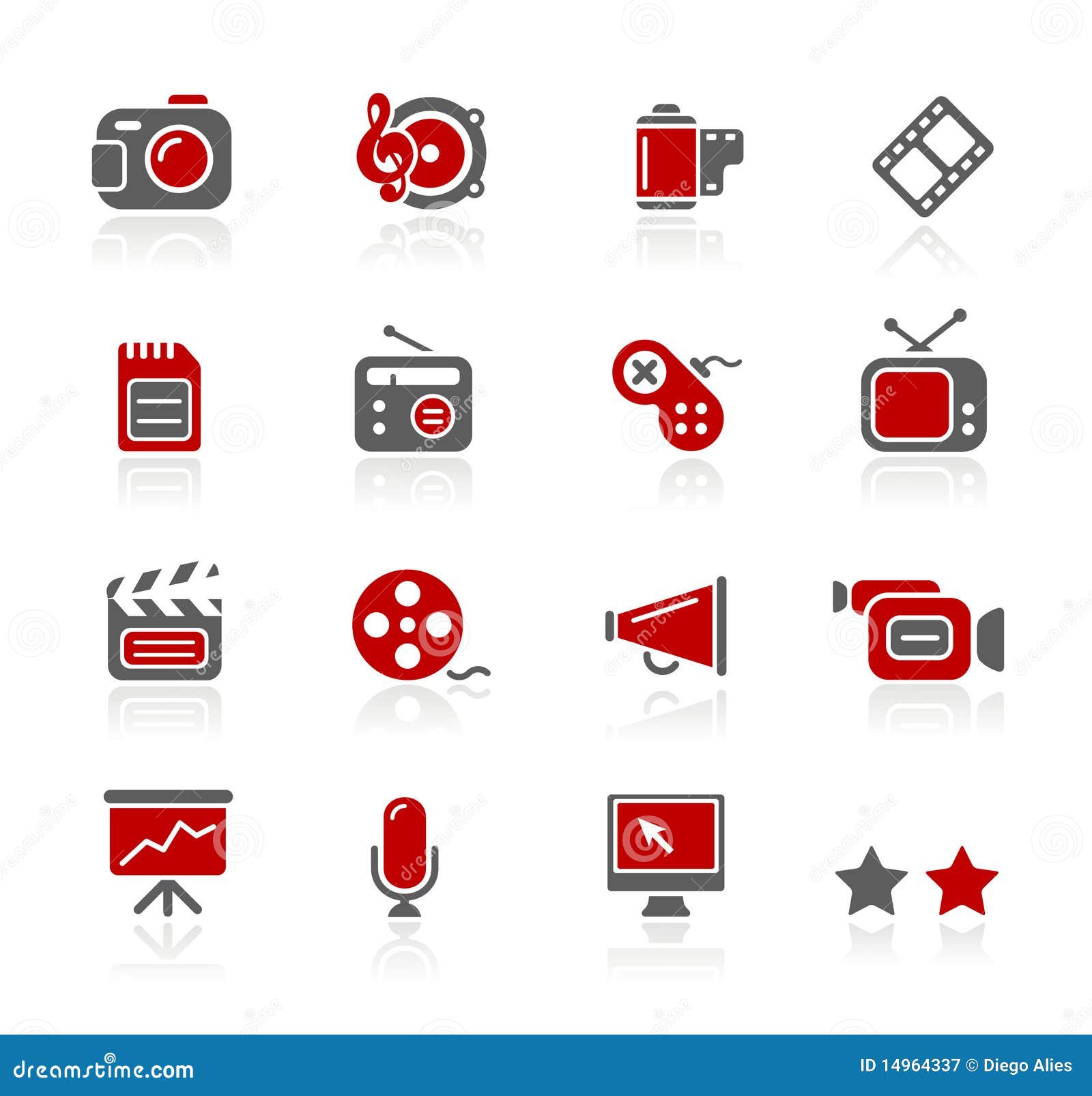 Multimedia // Redico Series Stock Vector - Illustration of graphic ...