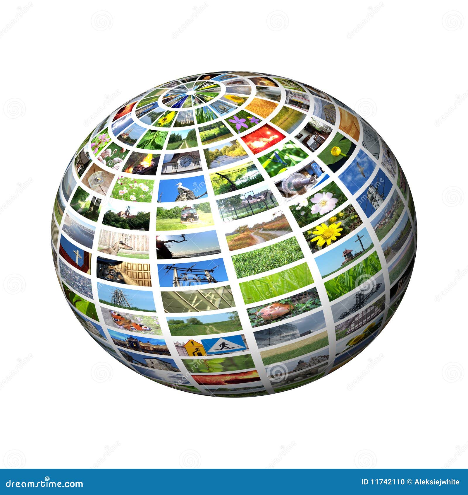 Multimedia sphere stock illustration. Illustration of information ...