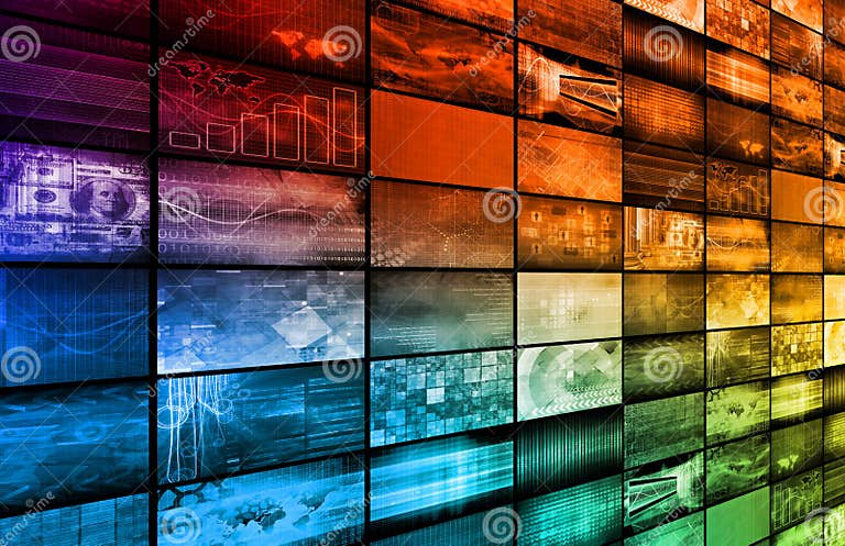 Multimedia Technology stock illustration. Illustration of innovation ...