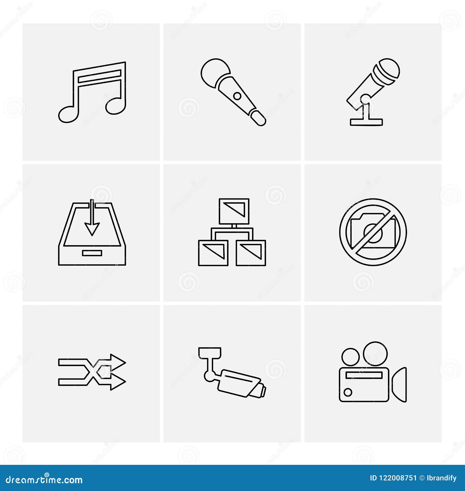 Multimedia , User Interface , Camera , Technology , Eps Icons Se Stock ...