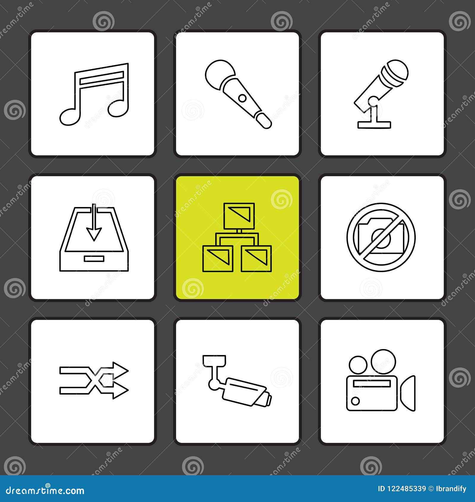 Multimedia , User Interface , Camera , Technology , Eps Icons Se Stock ...