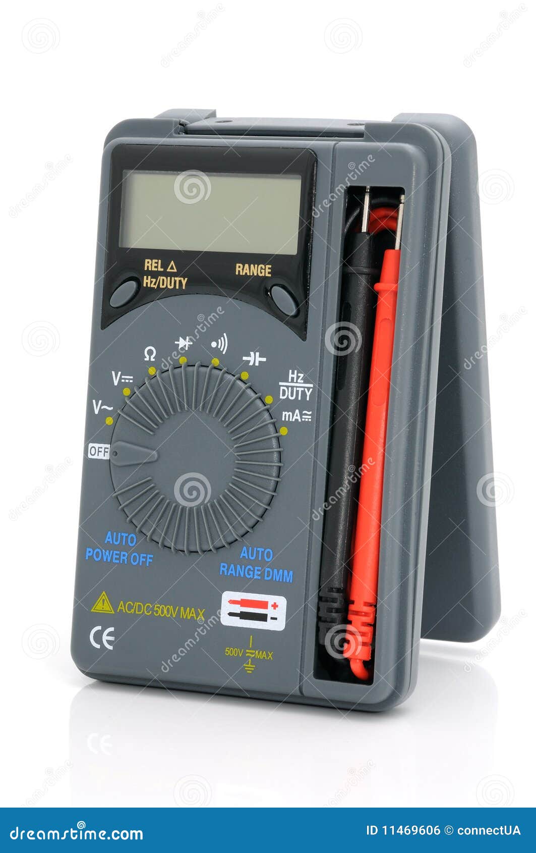 Multimeter stock photo. Image of meter, crystal, electrical - 11469606