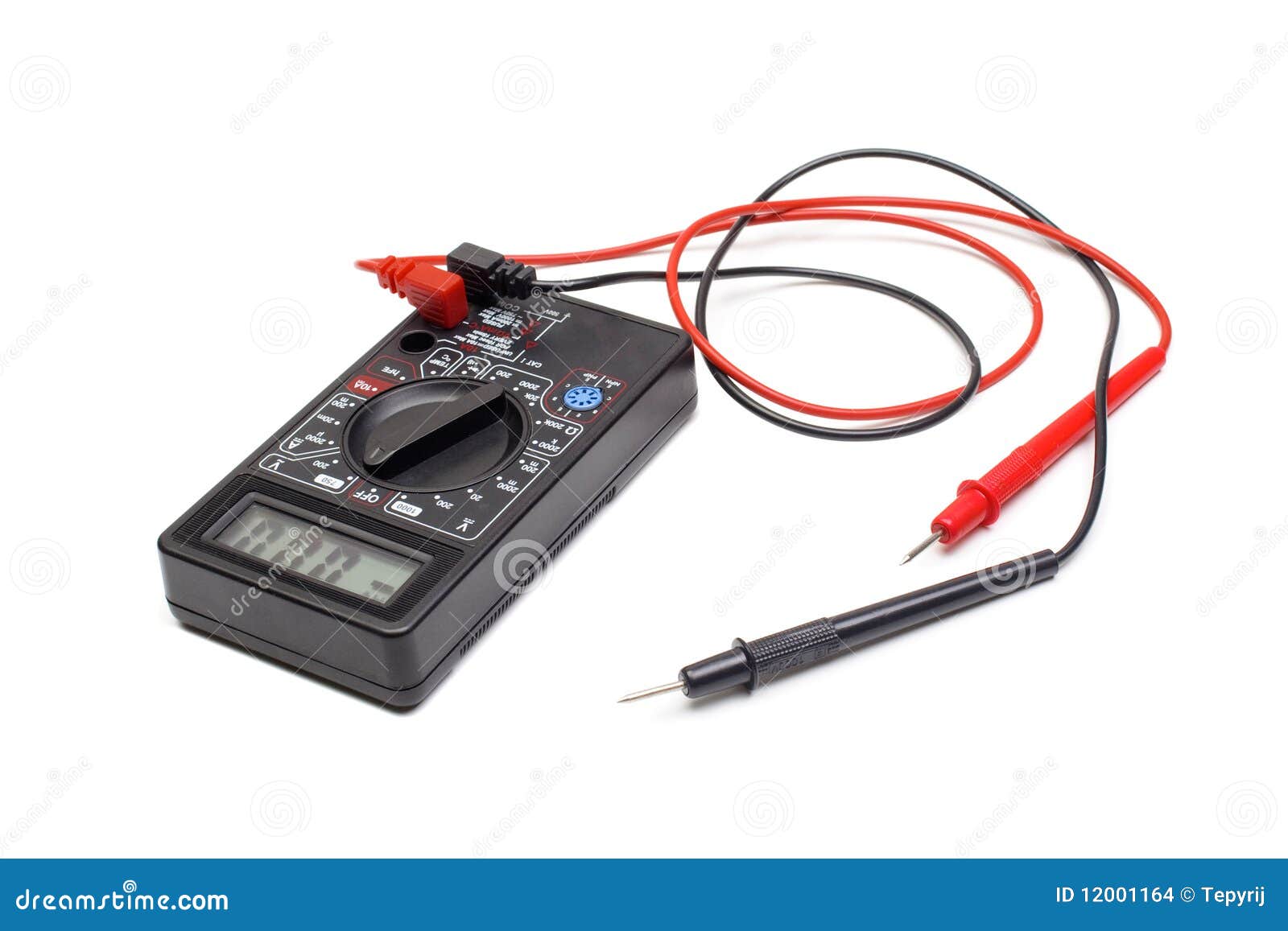 Multimeter stock photo. Image of equipment, accuracy - 12001164