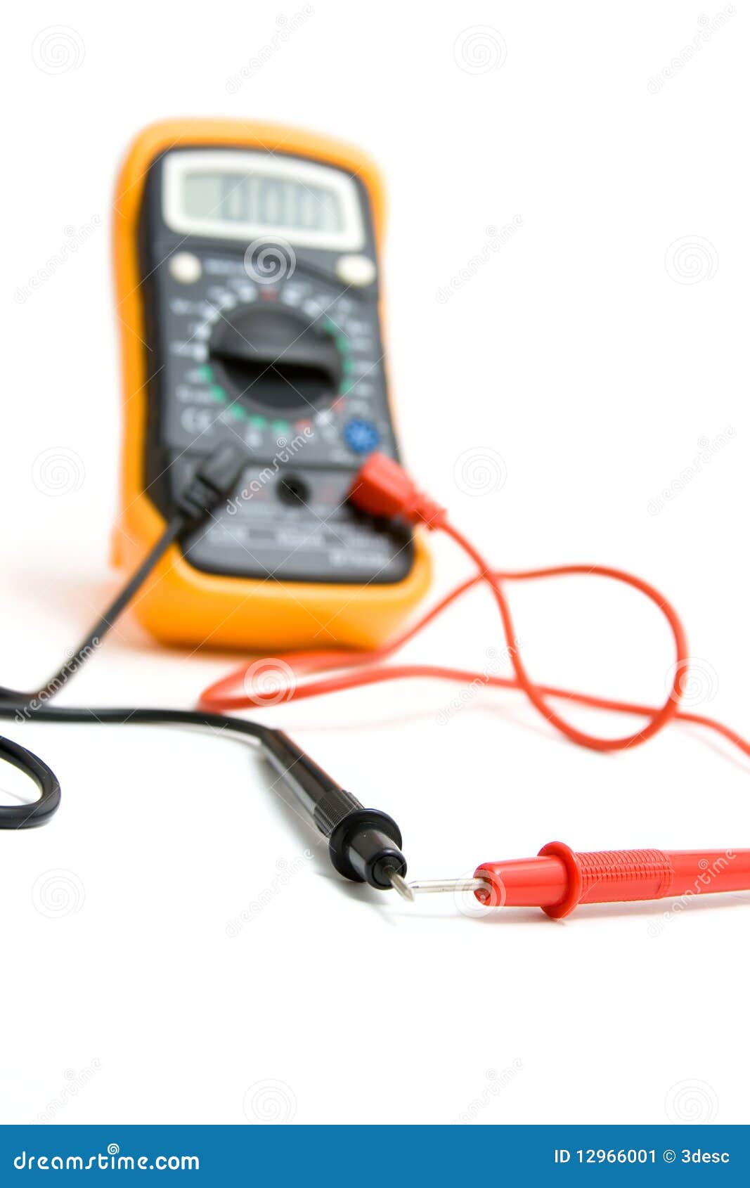 Multimeter stock image. Image of voltage, electrical - 12966001