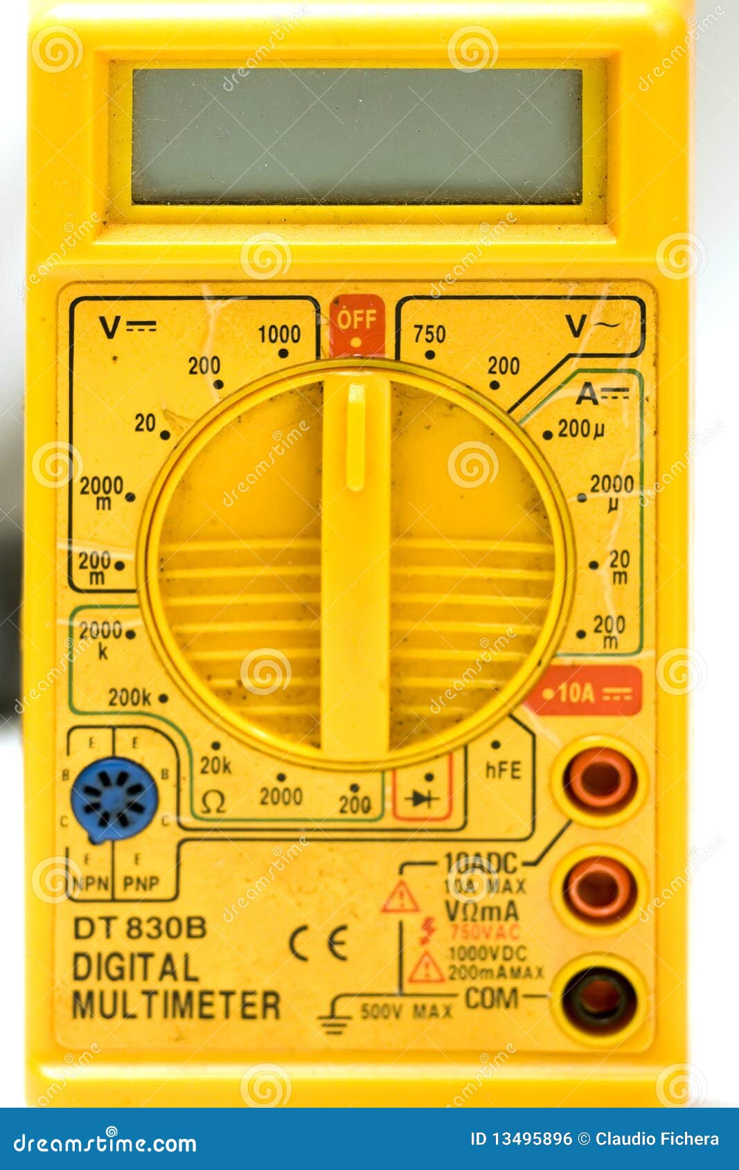 Multimeter stock photo. Image of electrician, scrutiny - 13495896