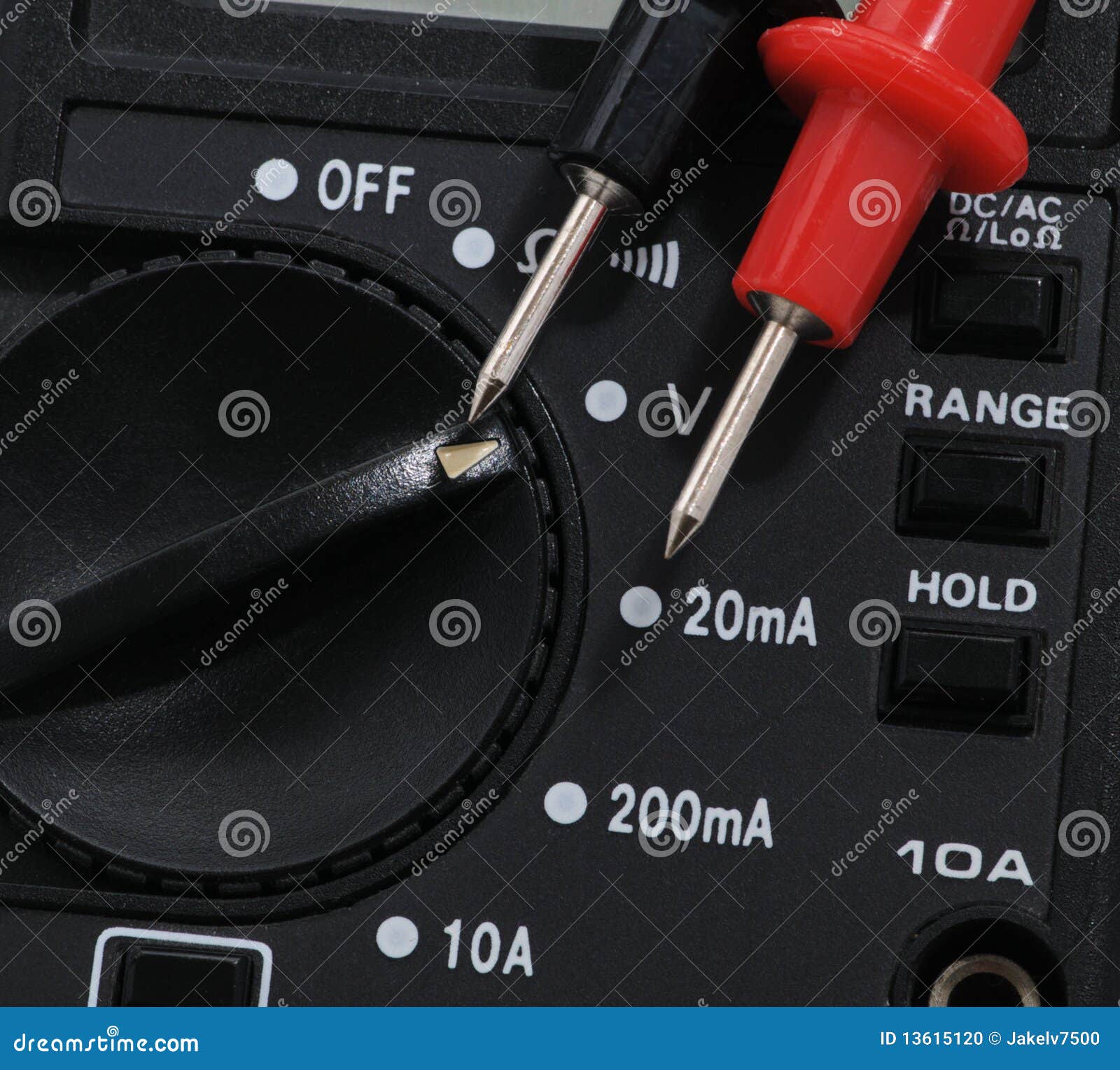 Multimeter stock photo. Image of gauge, check, instrument - 13615120