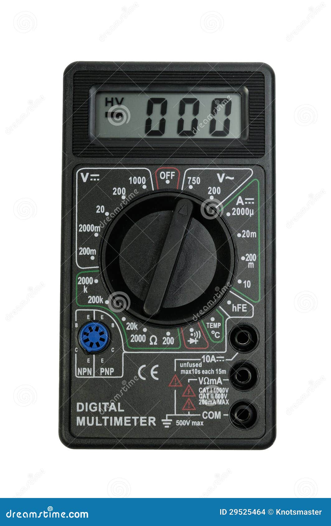 Multimeter stock photo. Image of diagnostic, electricity - 29525464