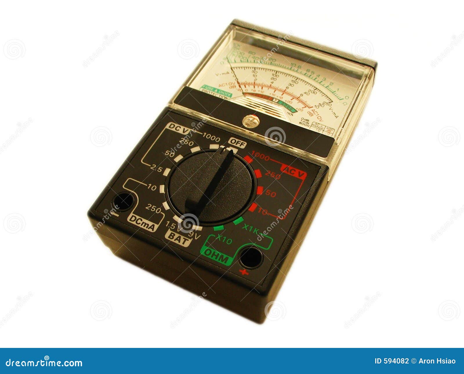 Multimeter stock photo. Image of isolation, amps, electricity - 594082
