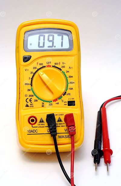 Multimeter stock photo. Image of electronic, power, electrician - 795814
