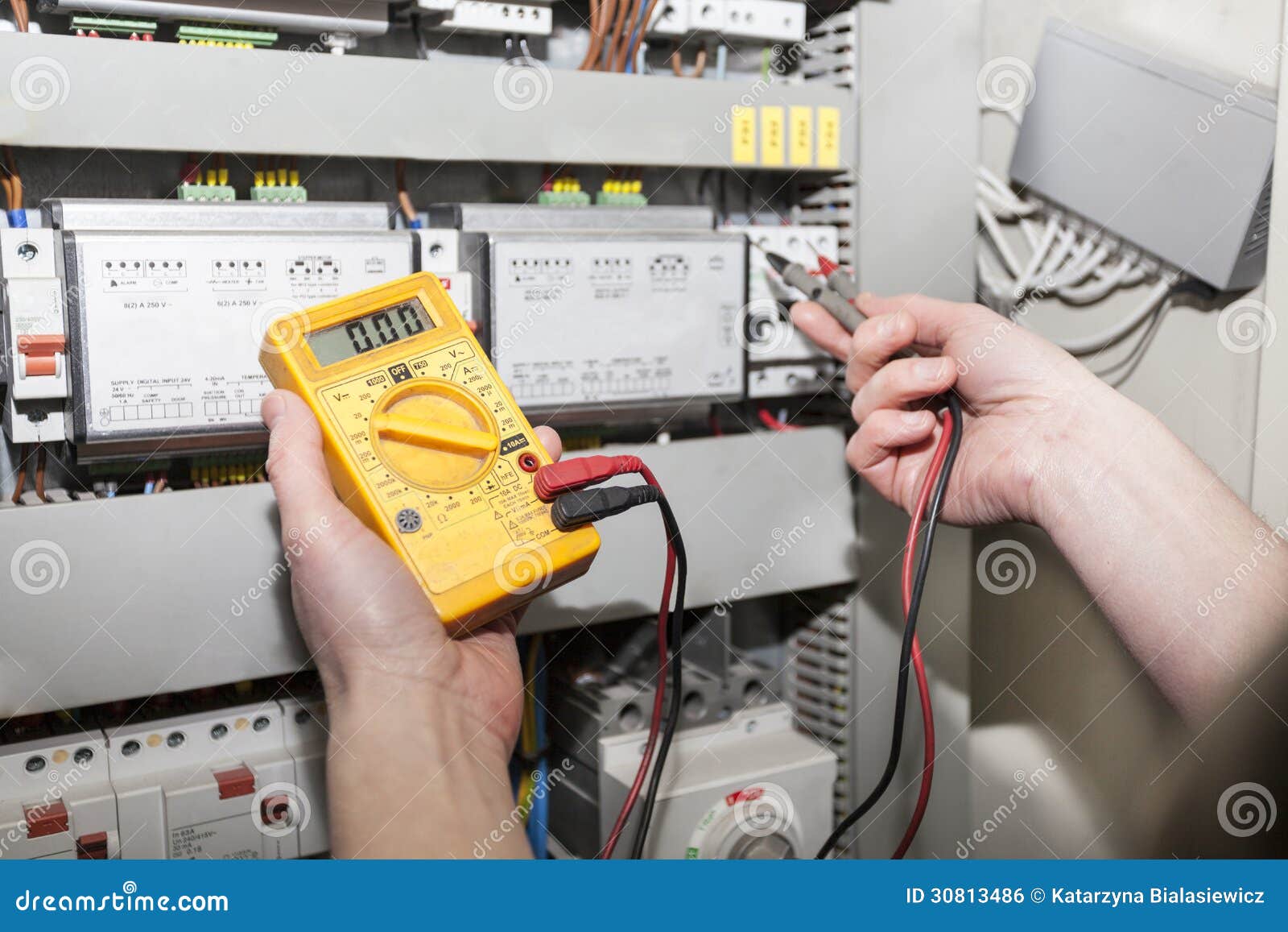 Multimeter stock photo. Image of ampere, circuits, meter - 30813486