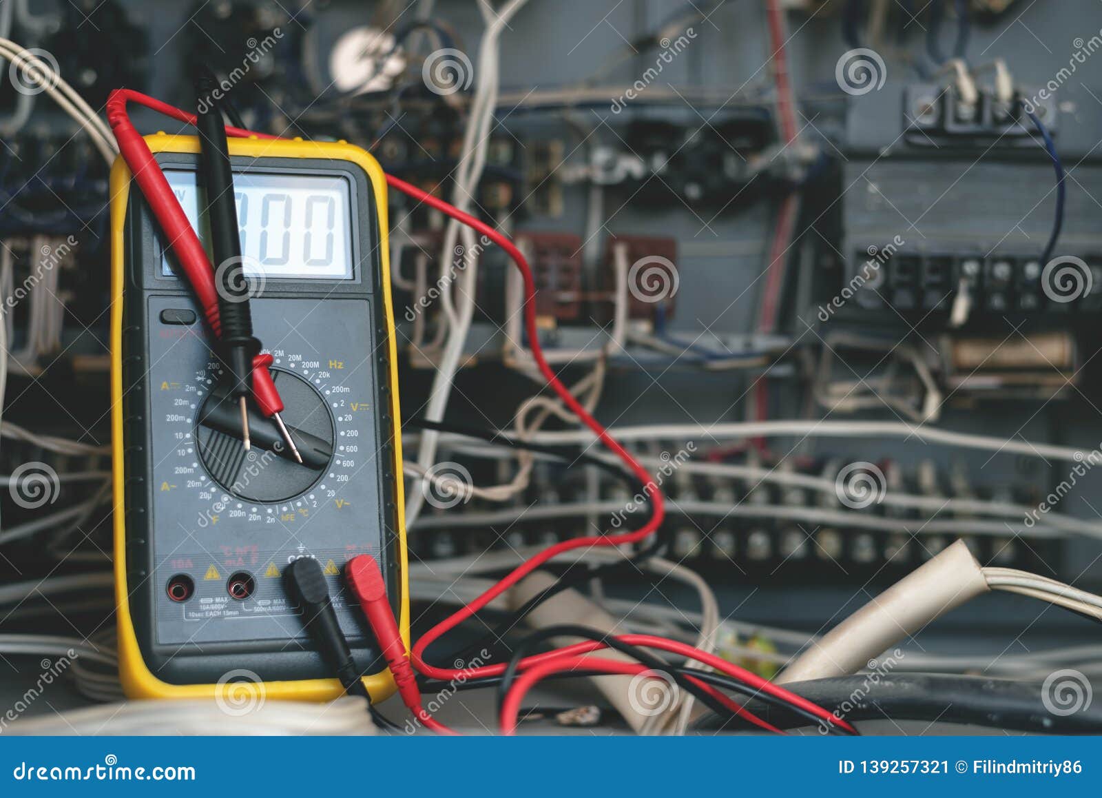 Multimeter. stock image. Image of abstract, accessory - 139257321