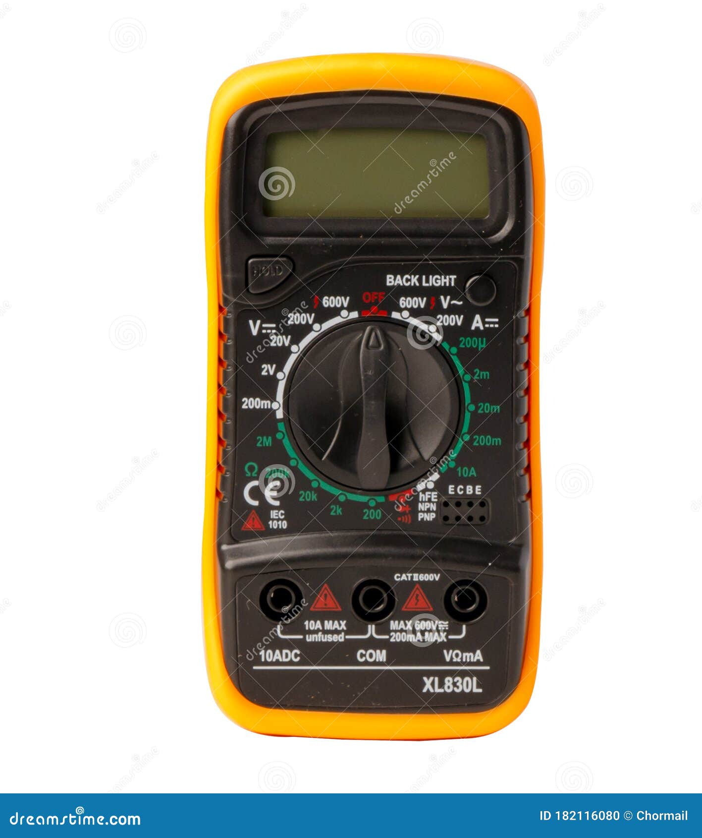 Multimeter-electronic Measuring Device For Measuring Current, Voltage ...