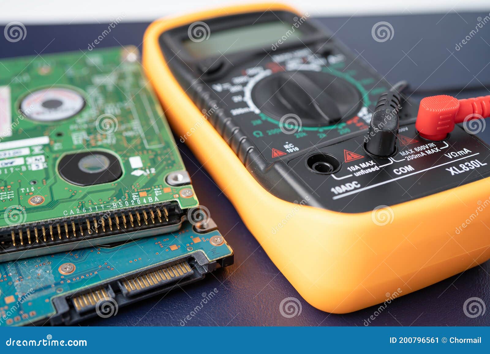 Multimeter with Harddisk, Maintenance, Repairing and Checking Computer ...