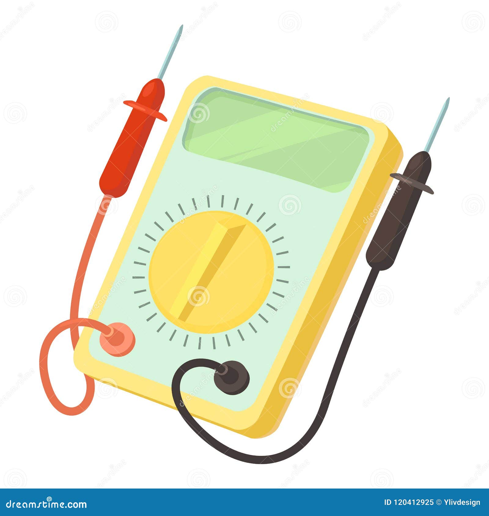 Multimeter Icon, Cartoon Style Stock Vector - Illustration of ...