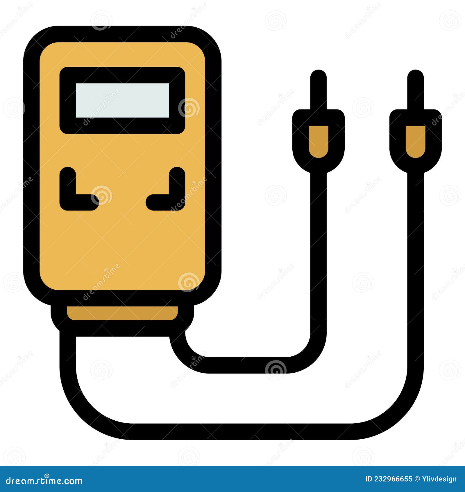 Multimeter Icon Color Outline Vector Stock Vector - Illustration of ...