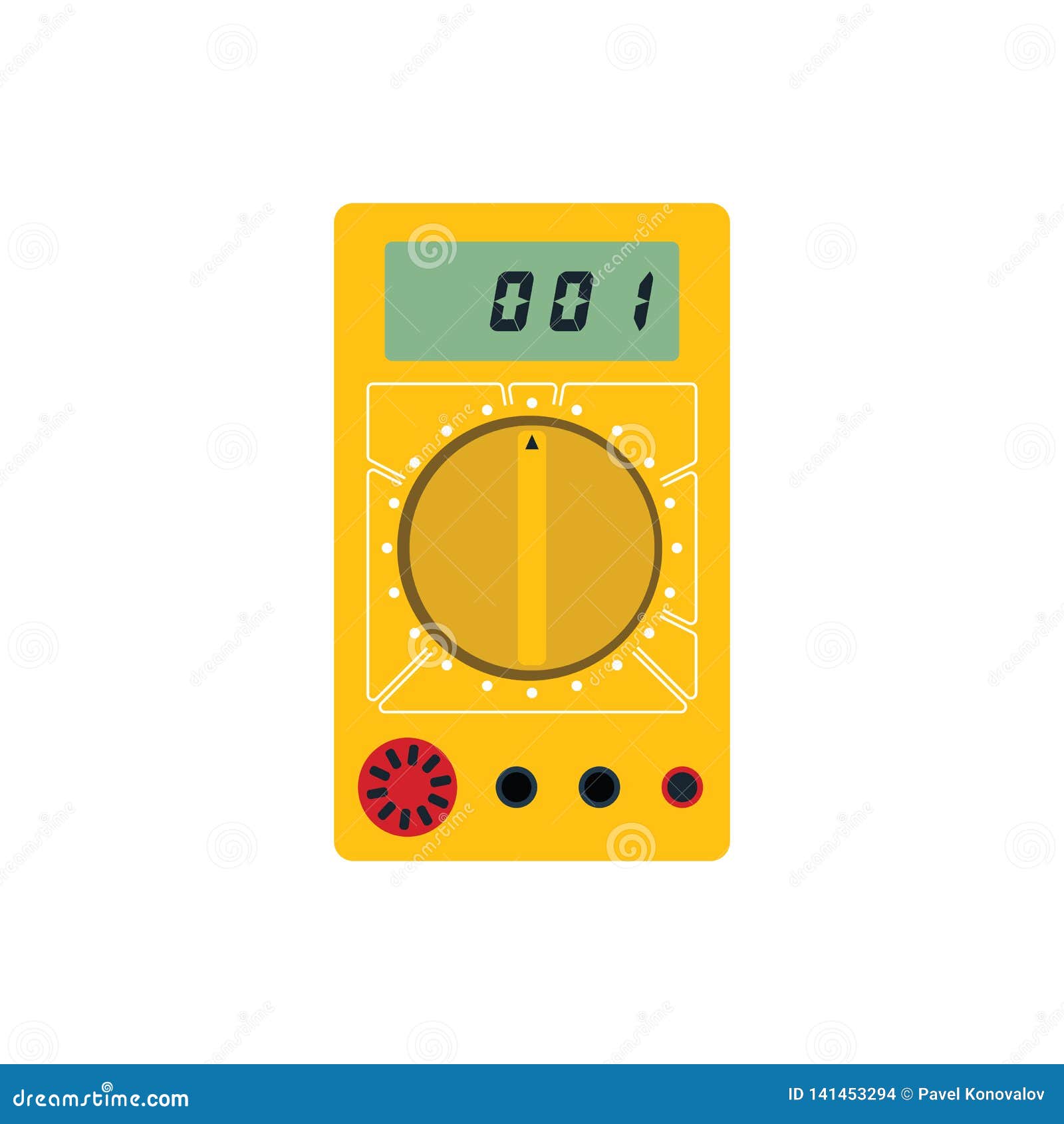 Multimeter icon stock vector. Illustration of isolated - 141453294