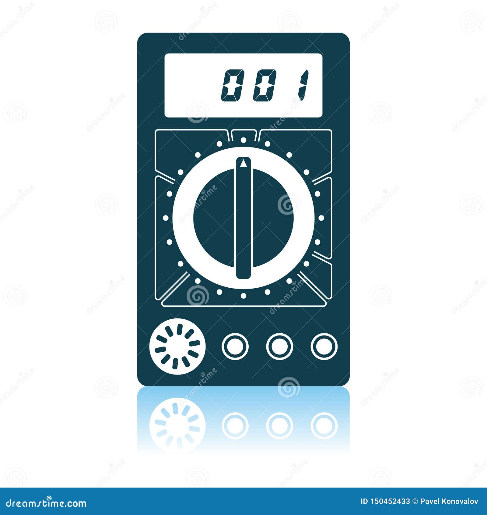 Multimeter Icon Vector Illustration | CartoonDealer.com #197120606