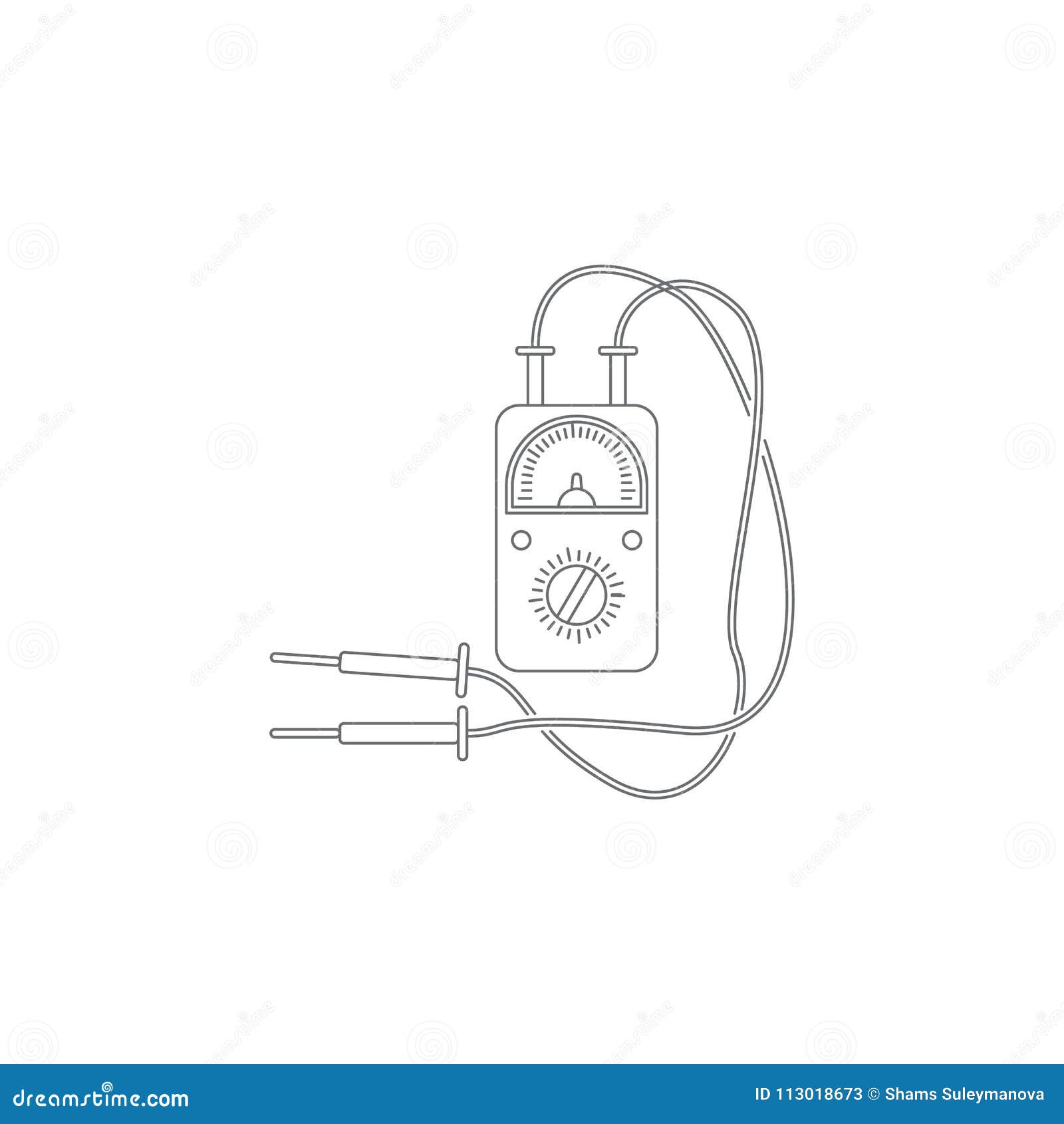 Multimeter Icon. Simple Element Illustration. Multimeter Symbol Design ...