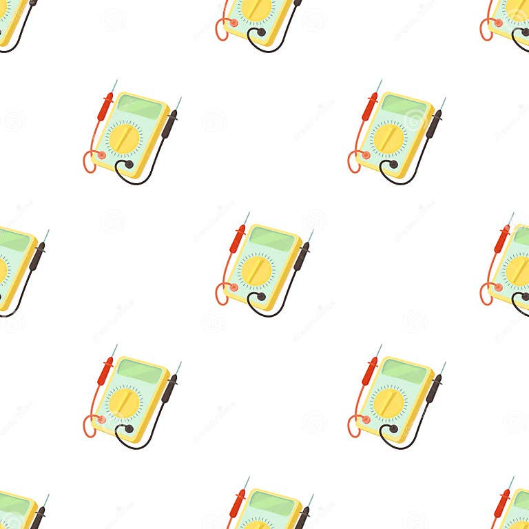 Multimeter Pattern Seamless Vector Stock Vector - Illustration of ...