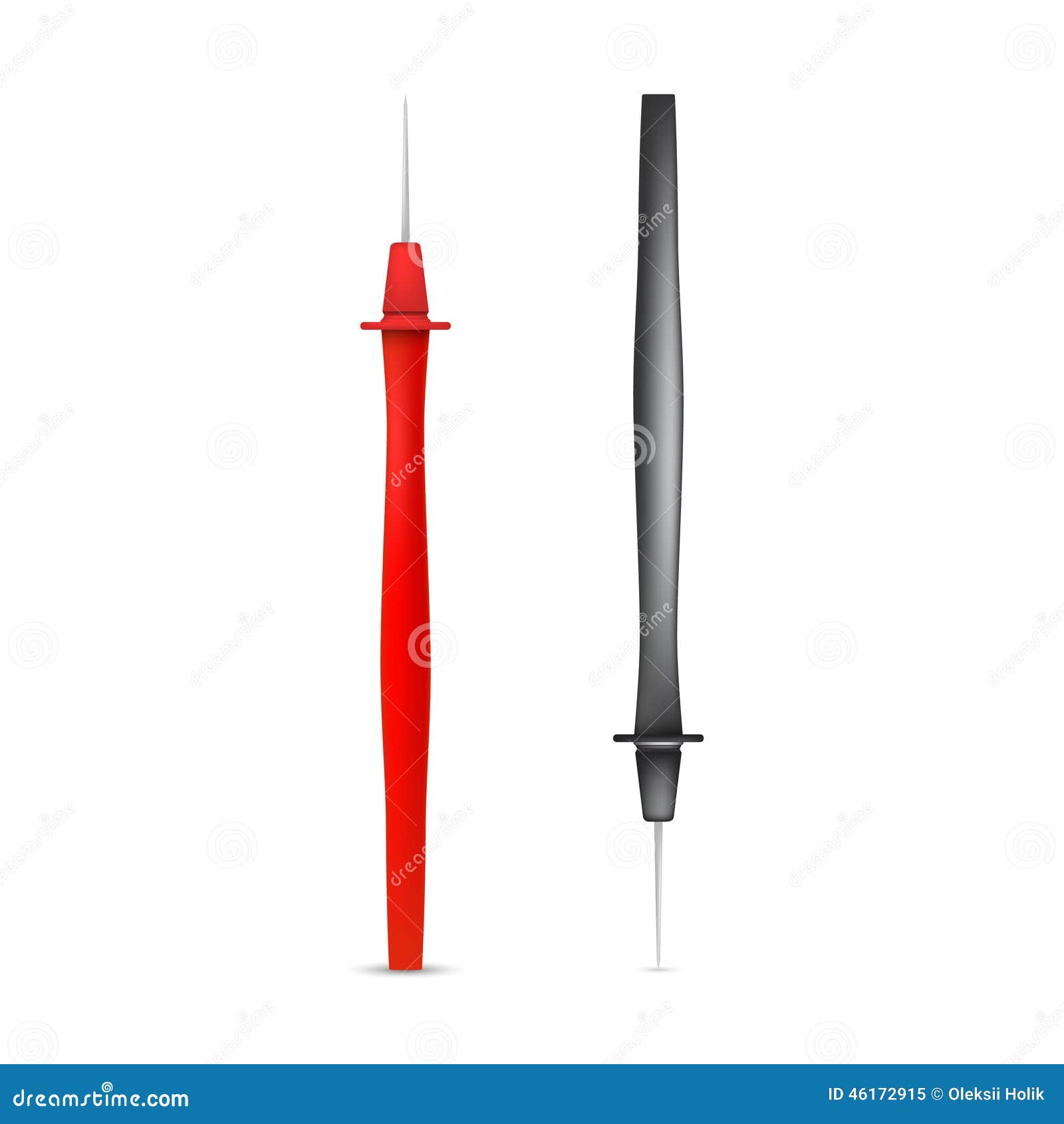 Multimeter Probe Vector Illustration Stock Illustration - Illustration ...