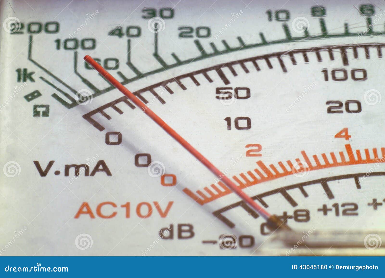 Multimeter stock photo. Image of measurement, electricity - 43045180