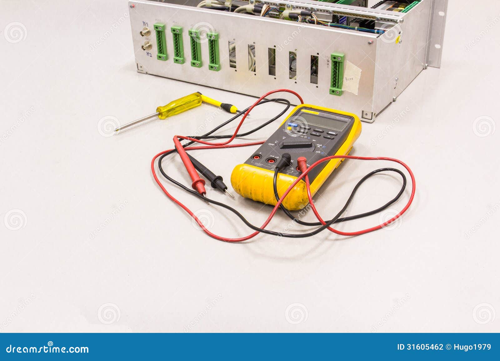 Multimeter stock photo. Image of electrical, electric - 31605462