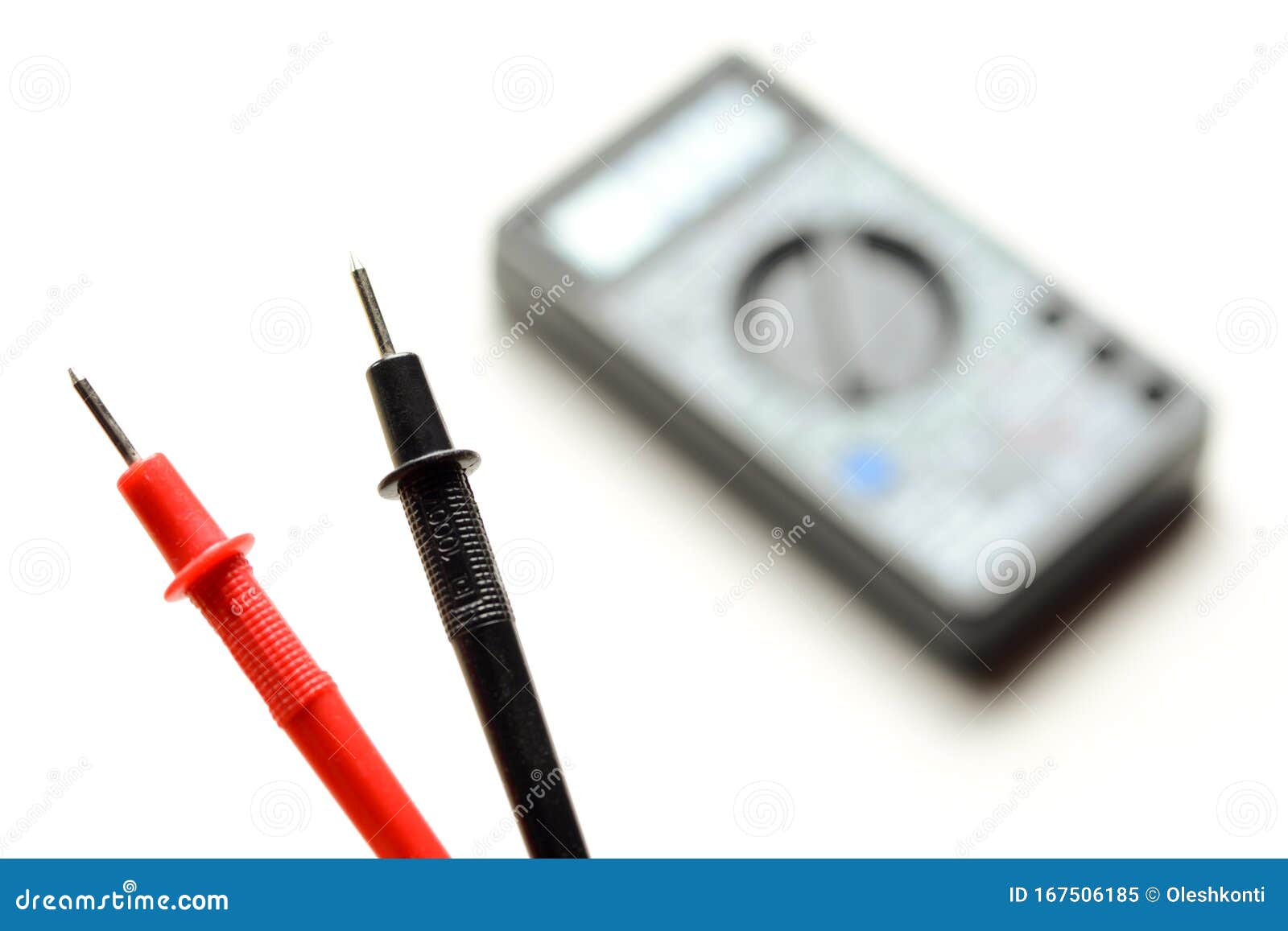 Multimeter on a White Background Stock Image - Image of accuracy ...
