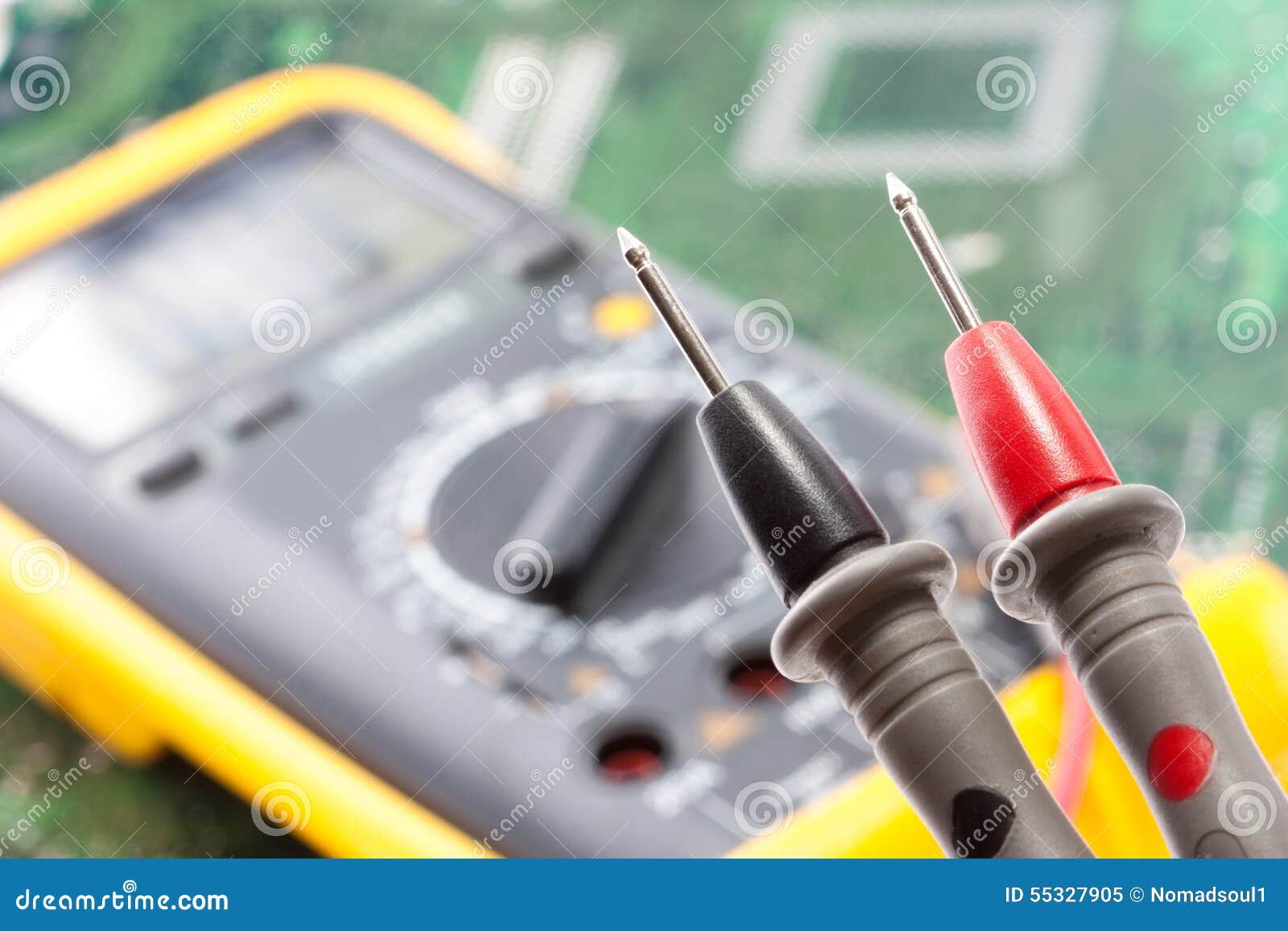 Multimetr working stock image. Image of component, equipment - 55327905