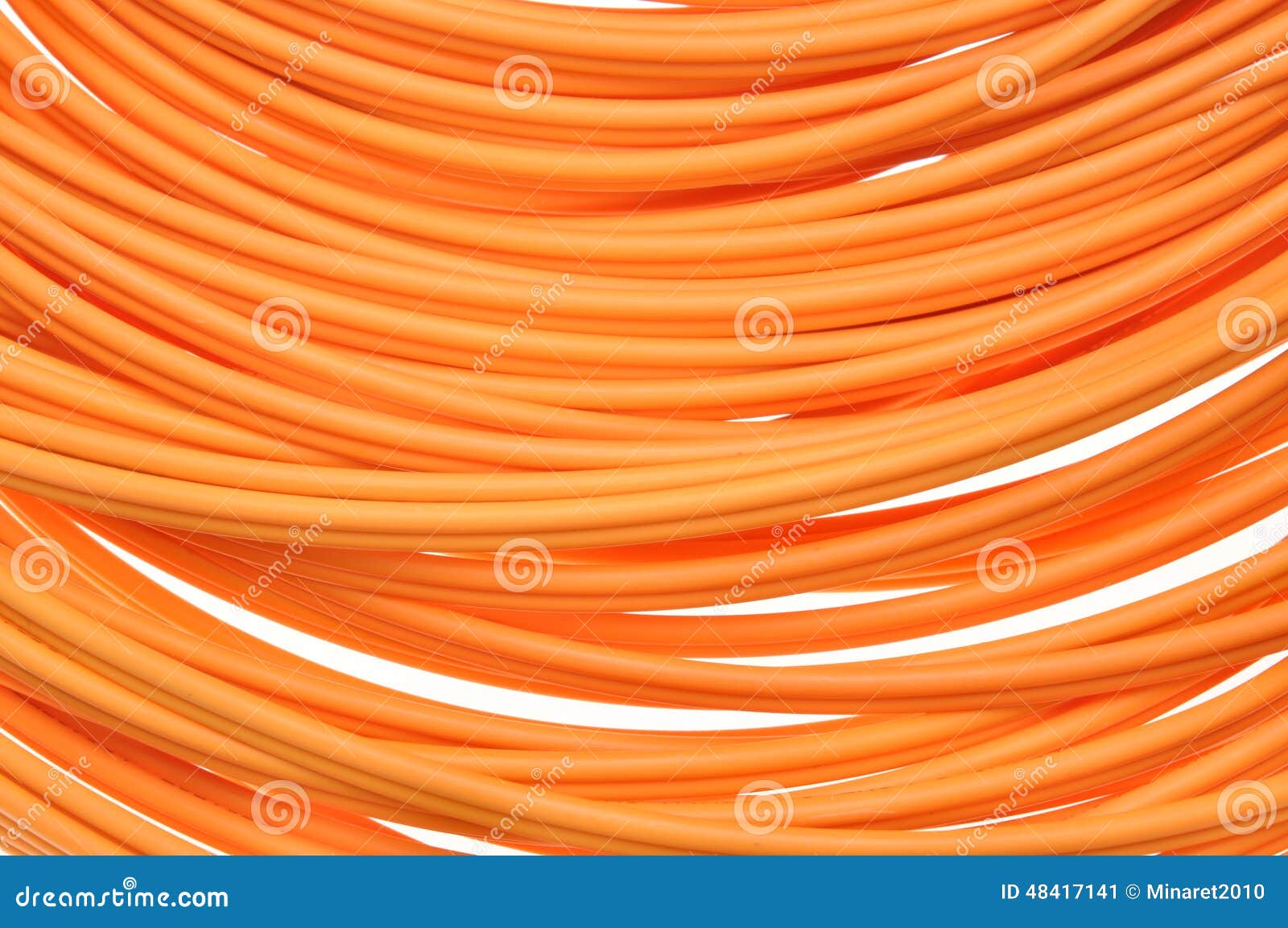 Multimode Fiber Optical Cables Stock Image - Image of media, roll: 48417141