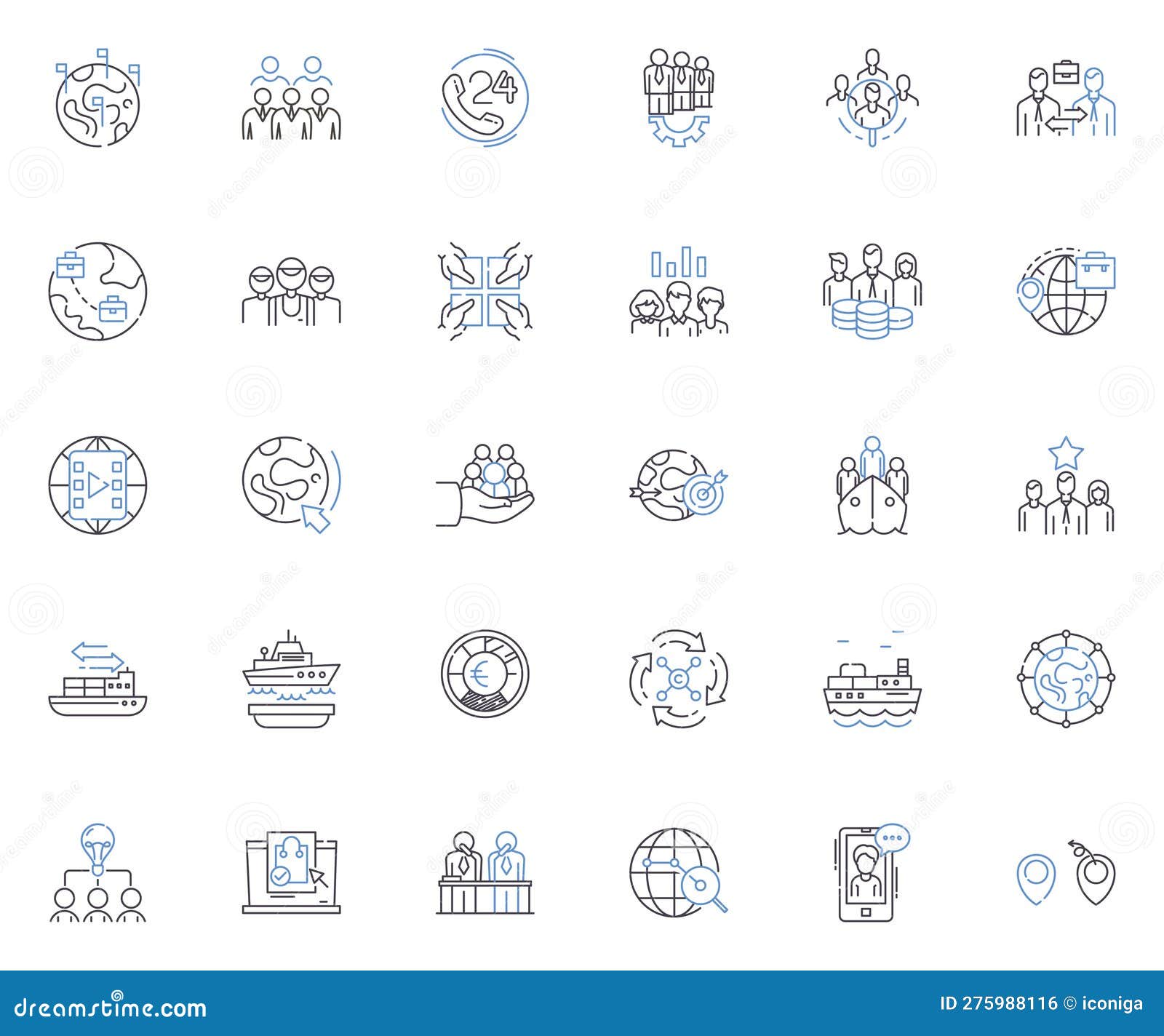 Multinational Affairs Line Icons Collection. Globalization, Diplomacy ... Multinational Affairs Line Icons Collection. Globalization, Diplomacy ...