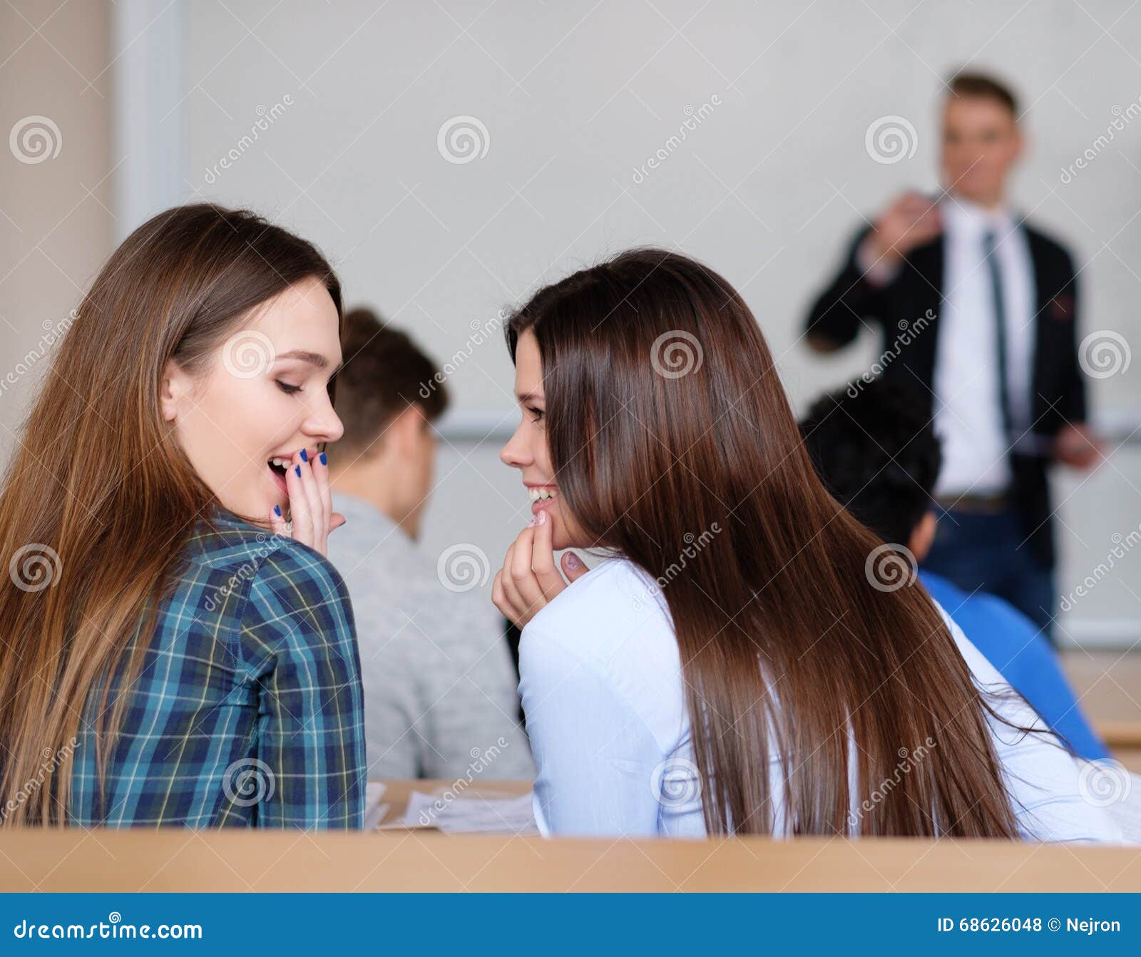 Multinational Group of Cheerful Students Taking an Active Part in a ...