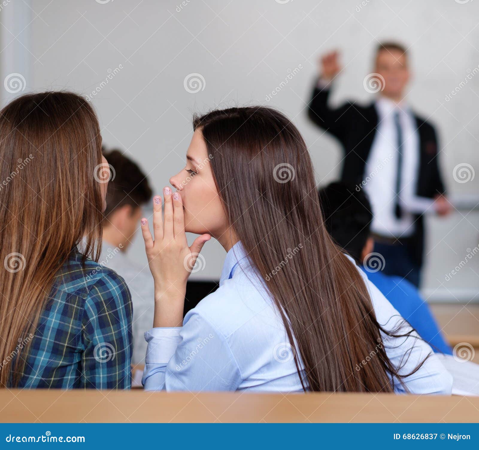 Multinational Group of Cheerful Students Taking an Active Part in a ...