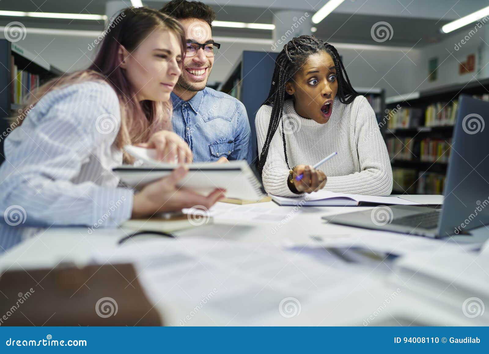 Multinational Team of Business School Students Stock Photo - Image of ...