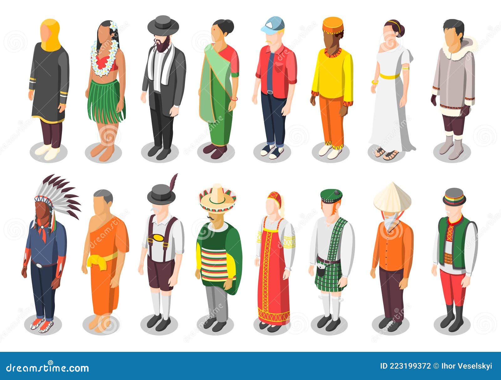 Multinational World Culture Isometric Icons Stock Vector - Illustration ... Multinational World Culture Isometric Icons Stock Vector - Illustration ...