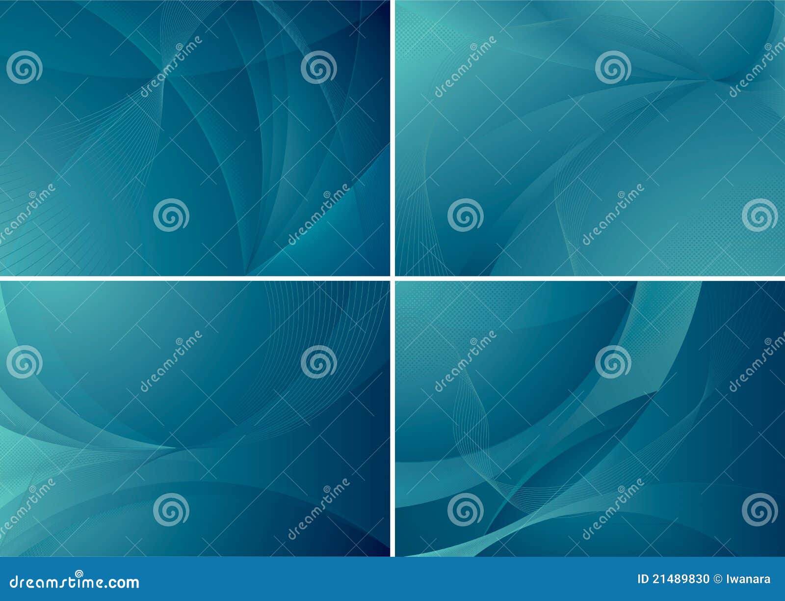 Multiple Abstract Background Set Stock Vector - Illustration of organic ...