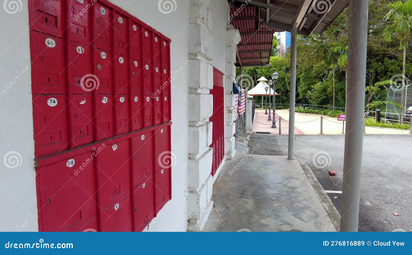Multiple Angled Red Post Boxes at Telegraph Museum Stock Video - Video ...