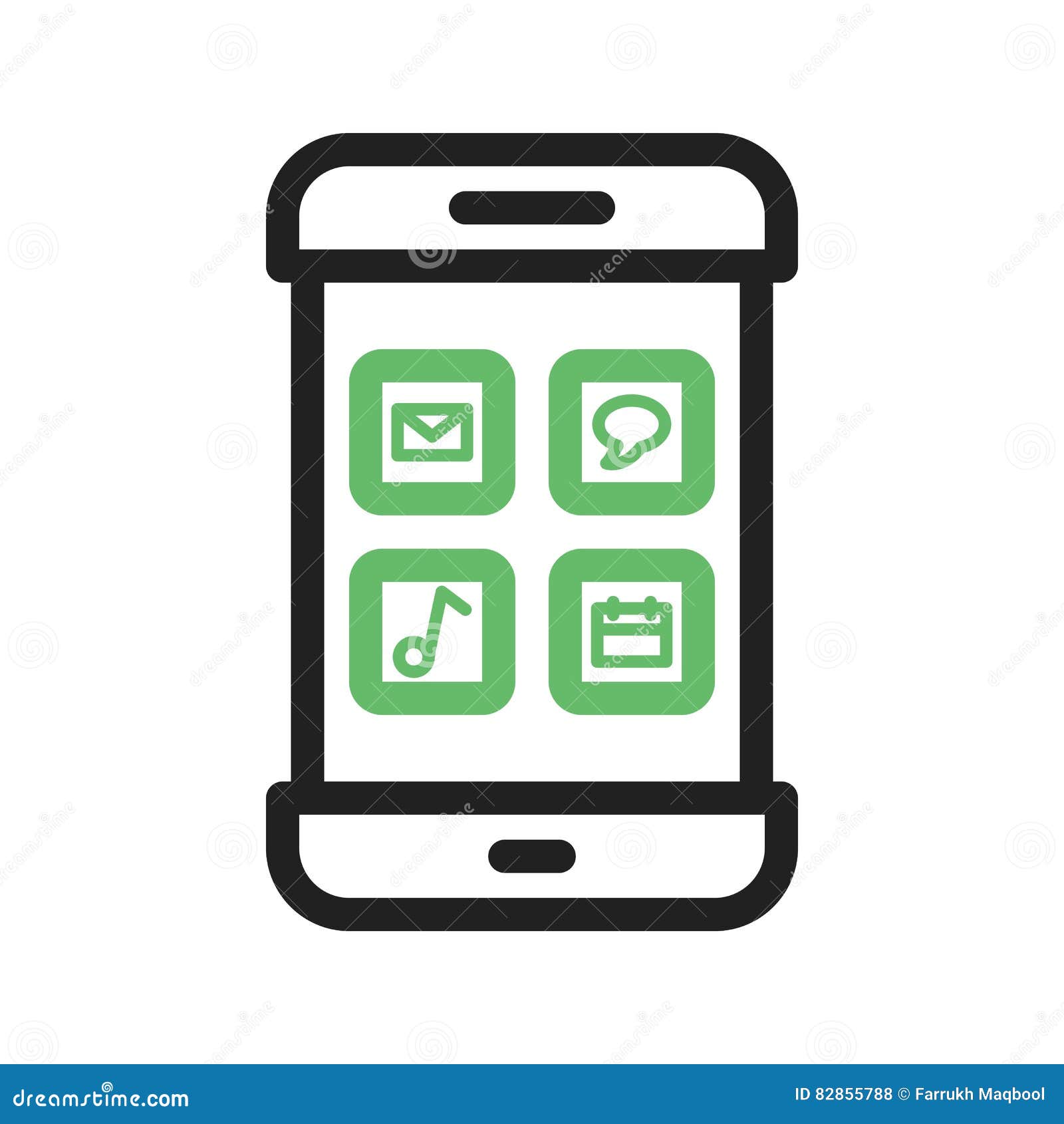 Multiple Apps stock vector. Illustration of design, maps - 82855788