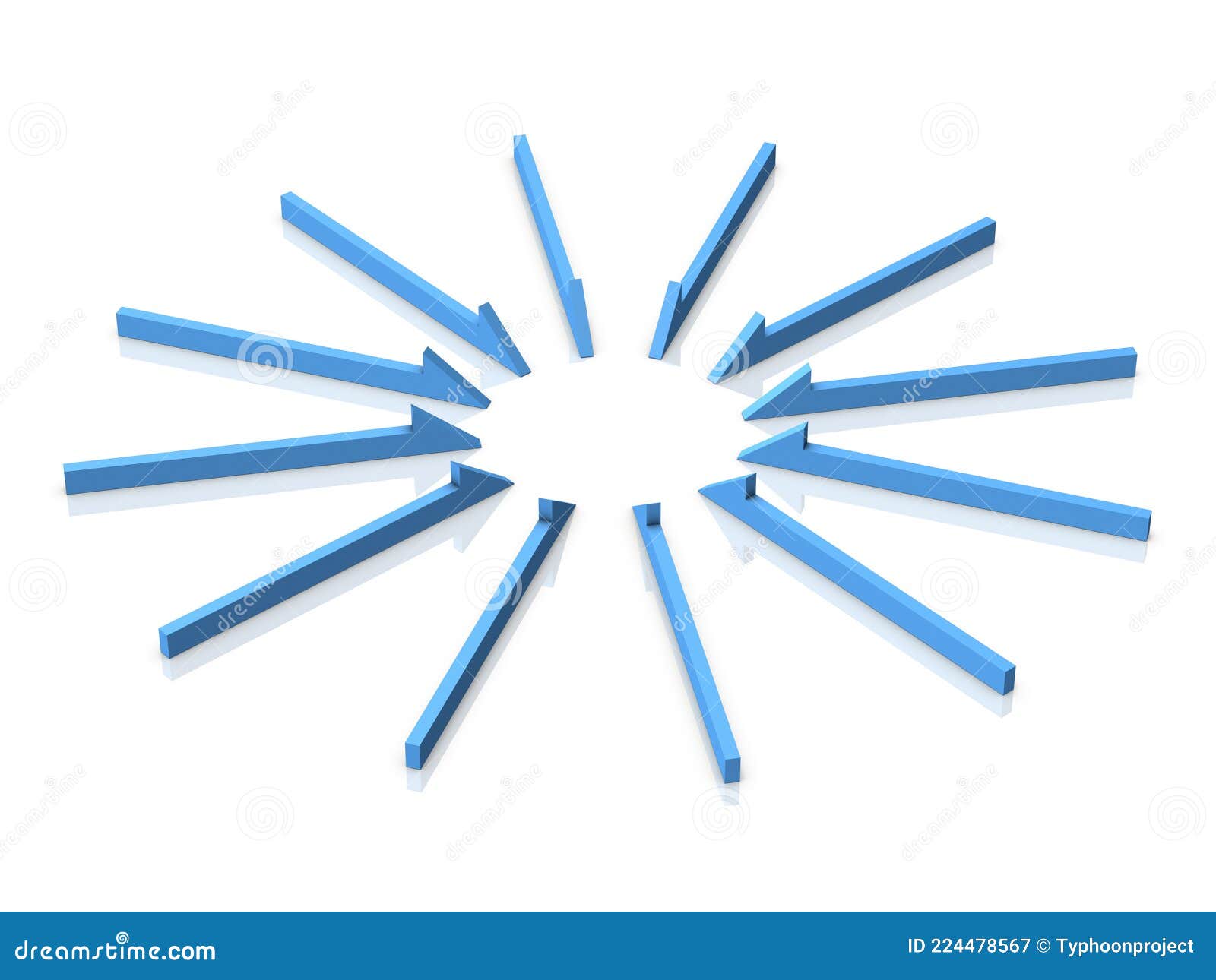 Multiple Arrows Vector Illustration | CartoonDealer.com #22449402