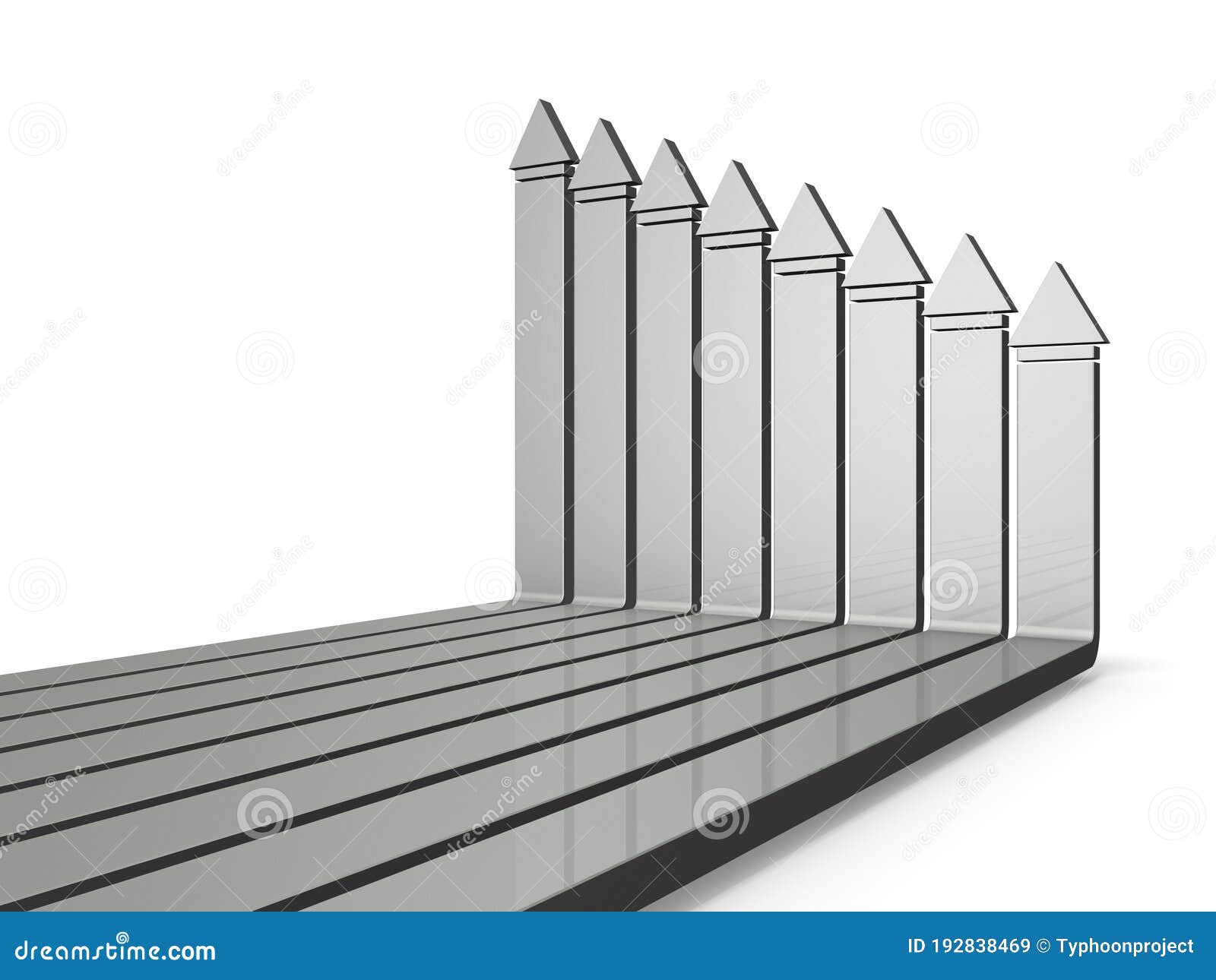 Multiple Arrows Gradually Descending. it Represents a Worsening of the ...