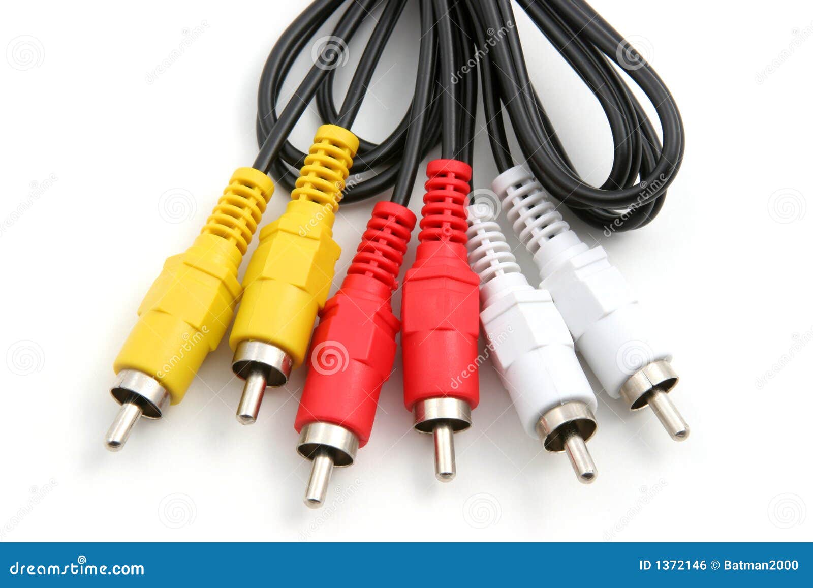 Multiple AV Cables Horizontal View Stock Photo - Image of cables ...
