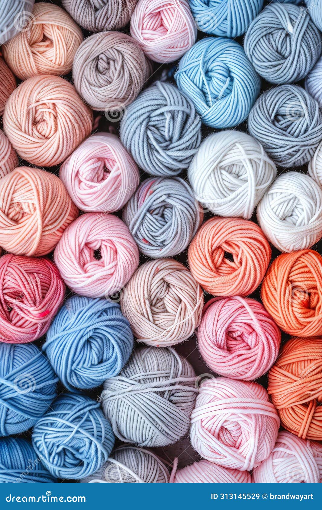 Stack of Yarn Balls stock illustration. Illustration of colorful ...