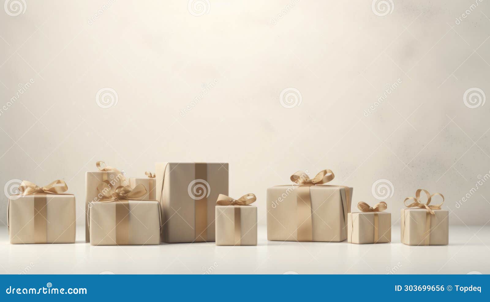 Multiple Beige Presents in Japandi, Wabi Sabi Style Minimalist ...