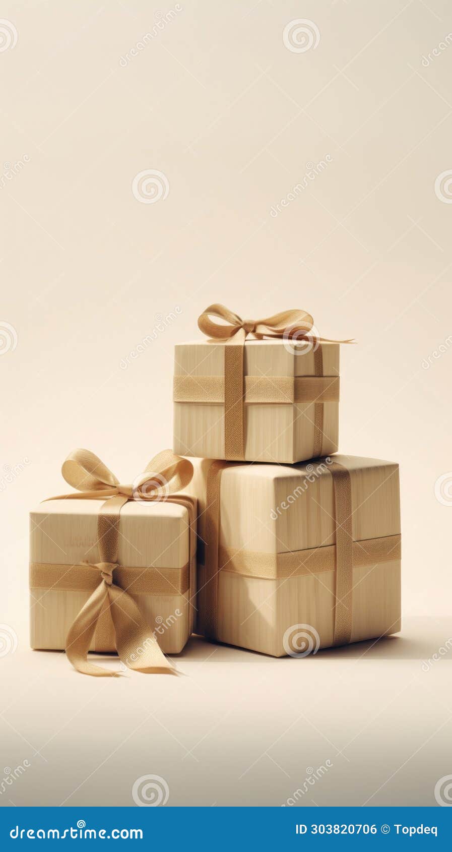 Multiple Beige Presents in Japandi, Wabi Sabi Style Minimalist ...